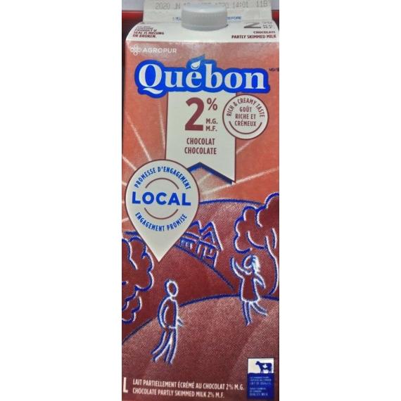 Quebon Lait au Chocolat 2% 2L - Deliver-Grocery Online (DG), 9354-2793 ...